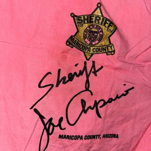Underwear & Socks | Vintage Maricopa County Sheriff Joe Arpaio Pink ...